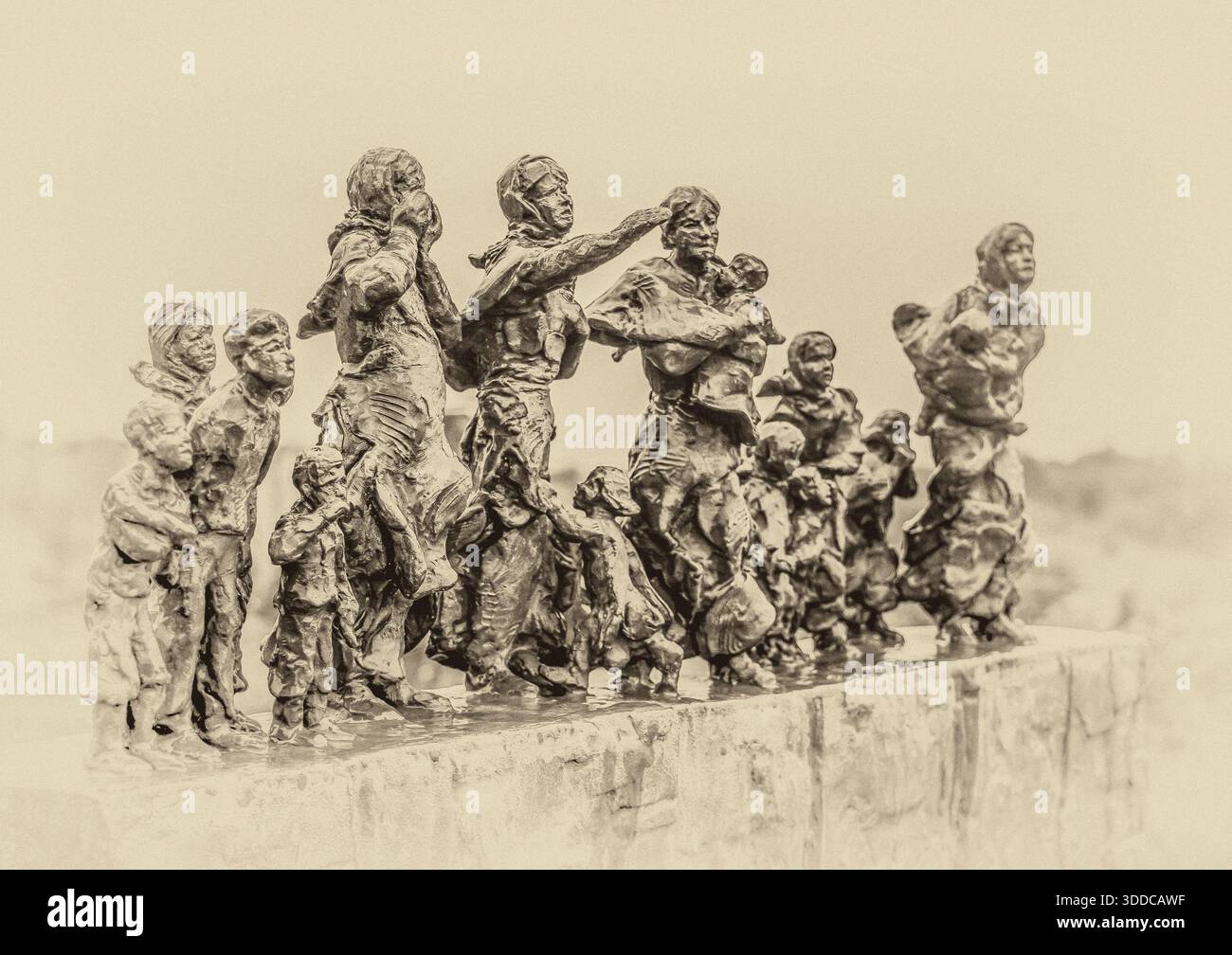 The bronze sculpture created by artist Jill Watson that commemorates ...