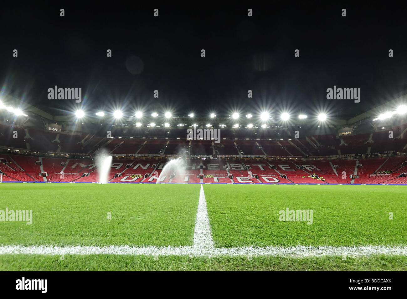 A general view of Old Trafford during the Premier League match ...