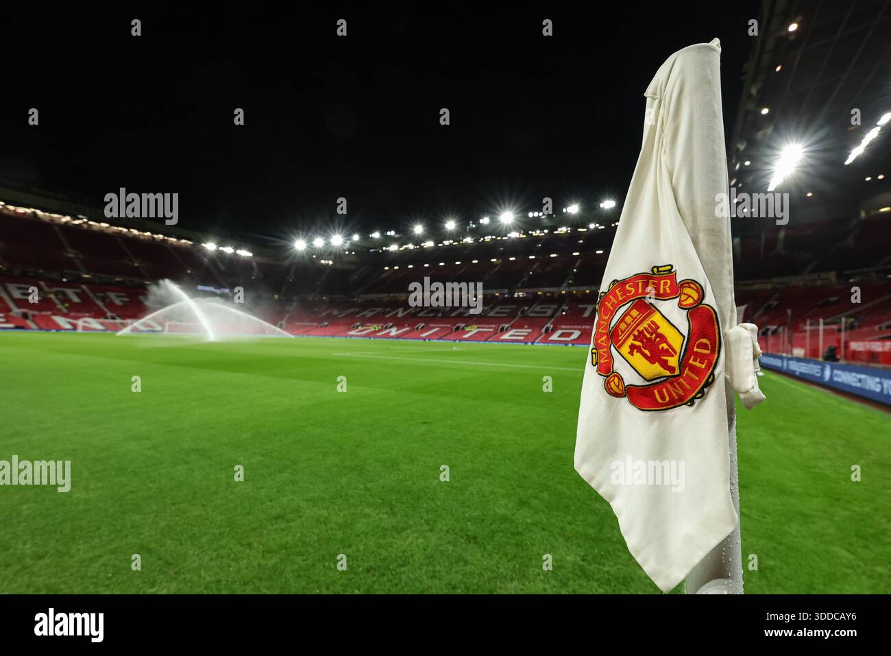 A general view of Old Trafford during the Premier League match ...