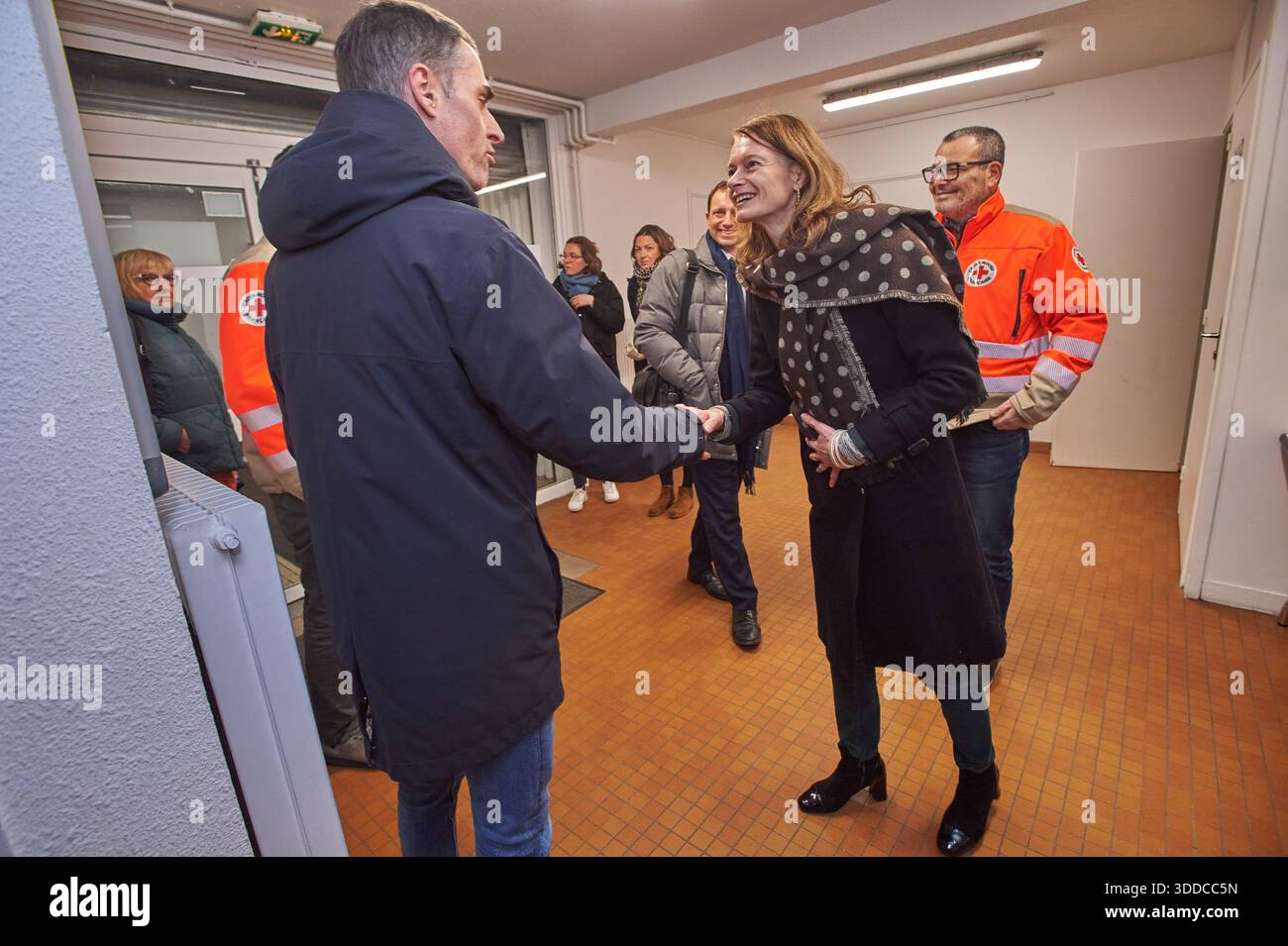 December 30, 2025, Lyon, Aura, Country: Croix-Rouge FranÃ§aise ...