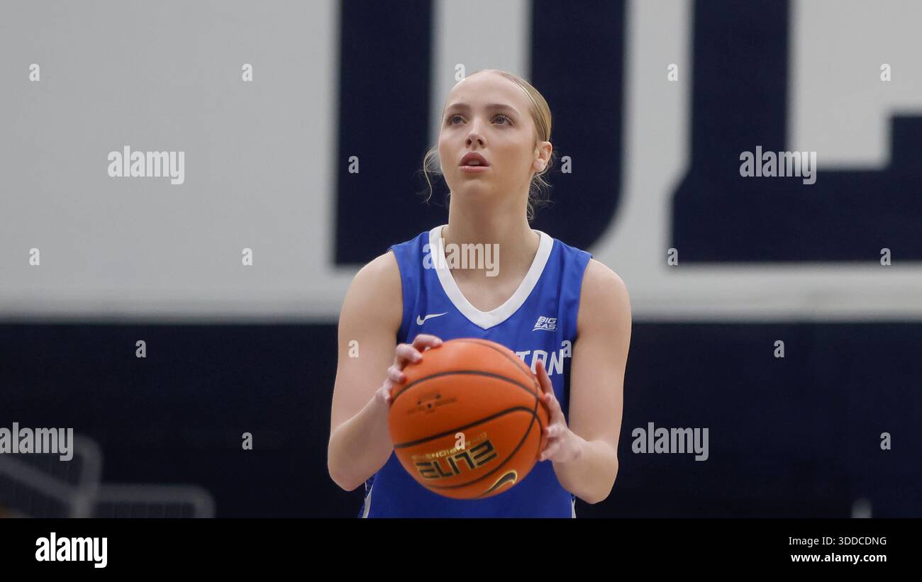 Creighton guard Neleigh Gessert (23) in action during an NCAA ...