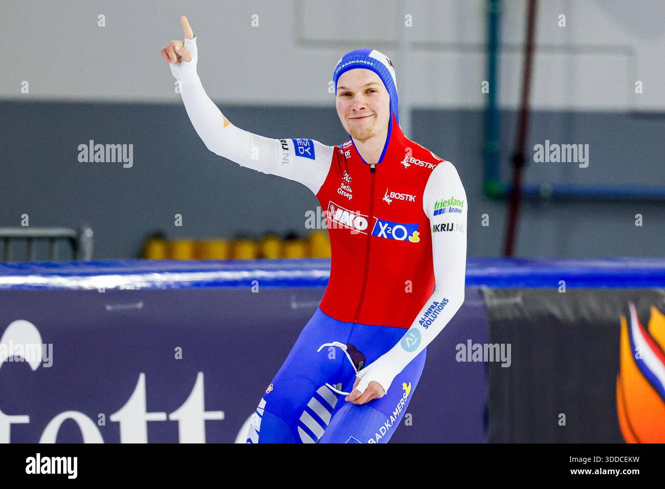 Stijn van de Bunt of Team IKO X2O celebrates after competing on the Men ...