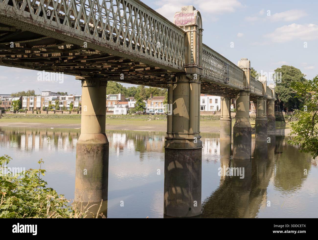 London, UK - Jun 16, 2025 - Beautiful view of Kew Railway Bridge or ...