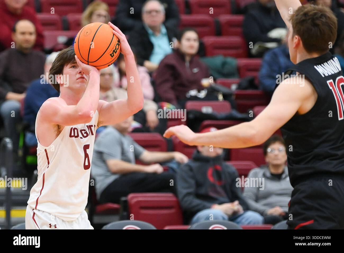 December 28, 2025: Colgate Raiders guard Ben Tweedy (6) shoots against ...