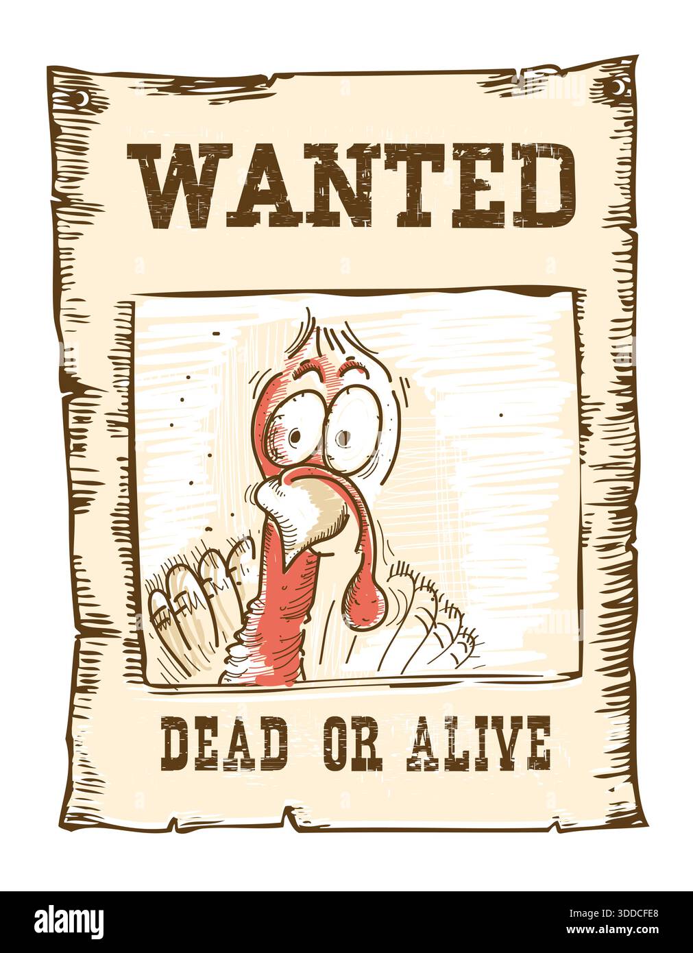 Thanksgiving fugitive turkey bird .Wanted funny illustration on old ...