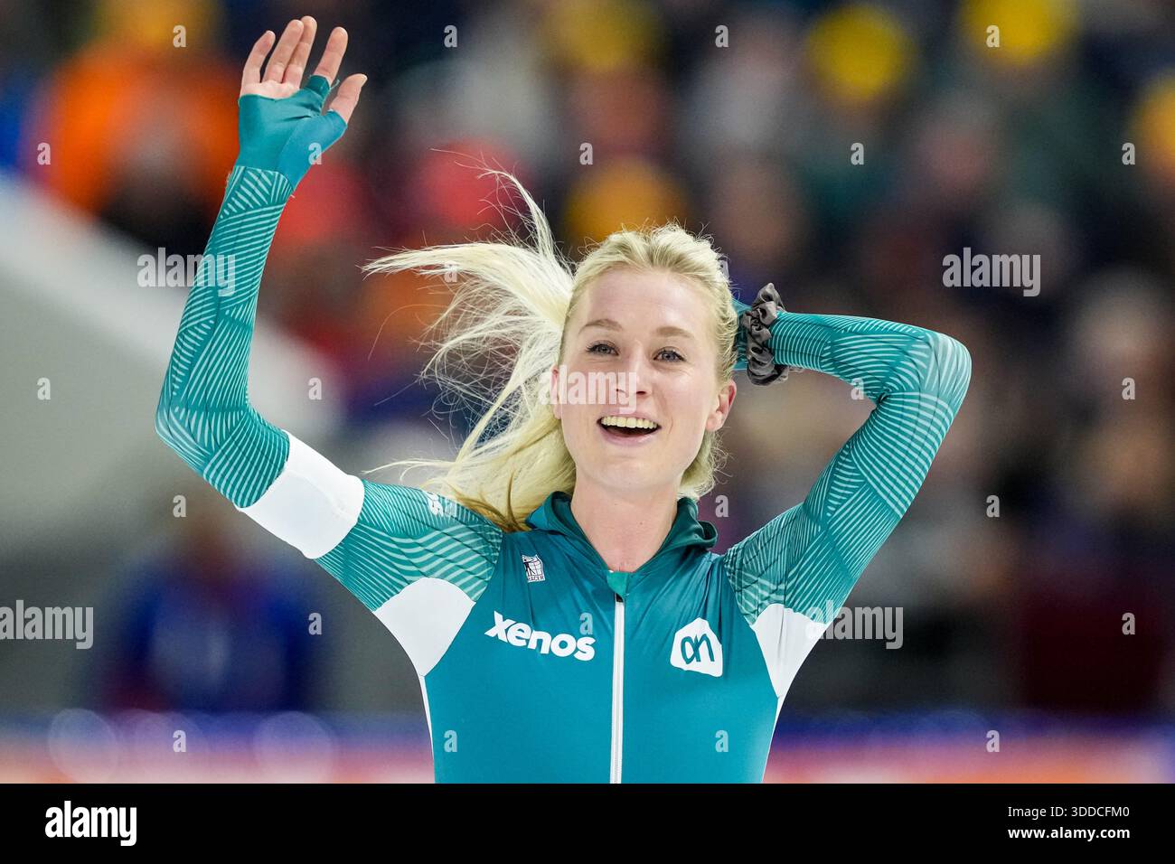 HEERENVEEN, NETHERLANDS - DECEMBER 30: Merel Conijn during the Dutch ...