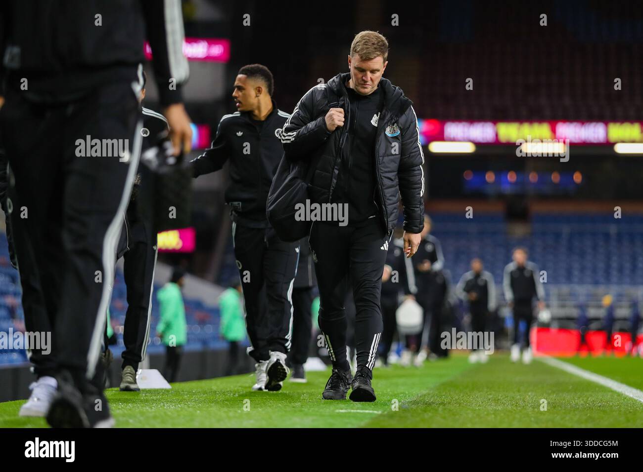 Newcastle United Manager Eddie Howe Arrives during the Burnley v ...