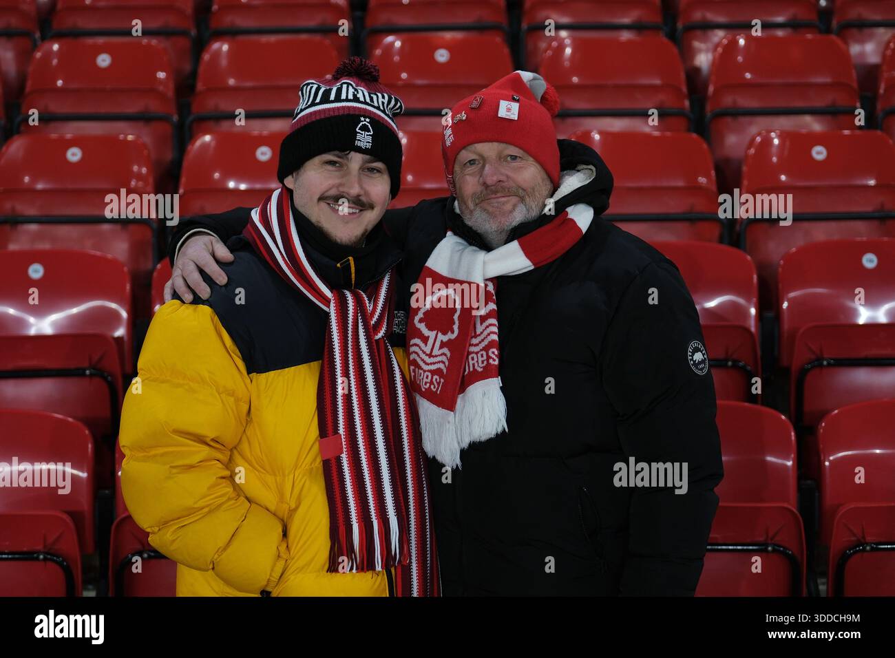 Nottingham Forest fans prior to kick off during the Premier league ...