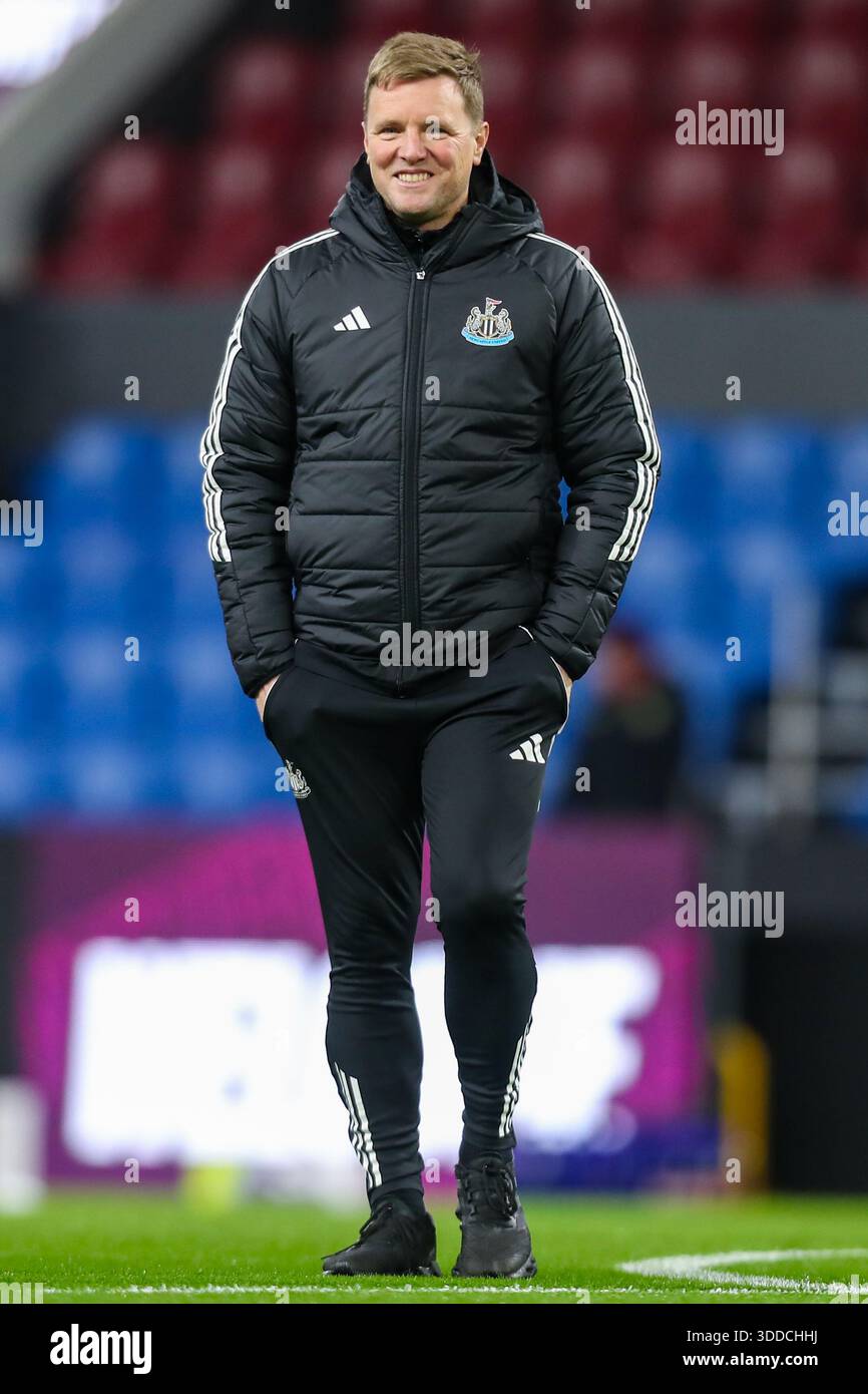 Newcastle United Manager Eddie Howe during the Burnley v Newcastle ...