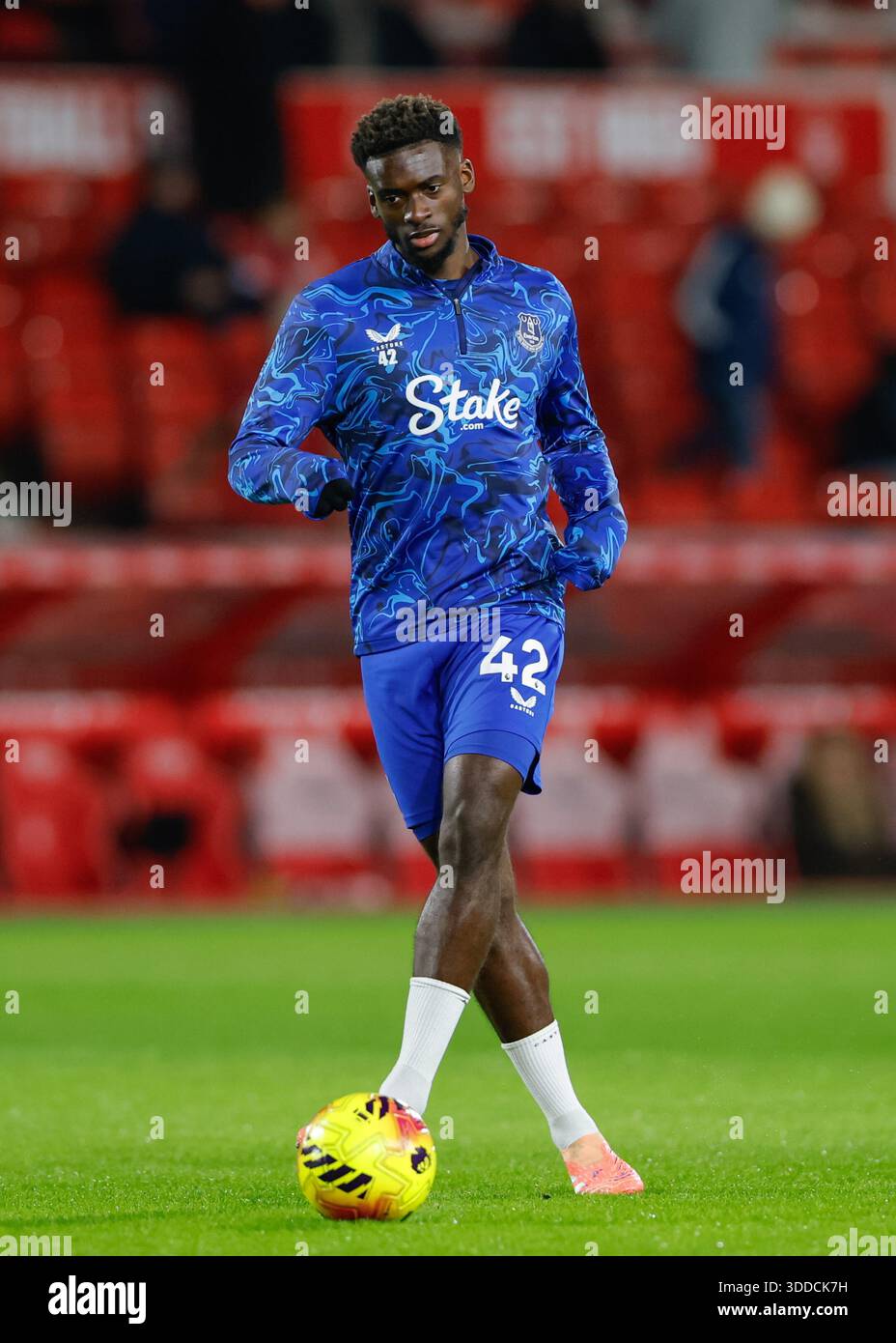 Nottingham, England, 30th December 2025. Tim Iroegbunam of Everton ...