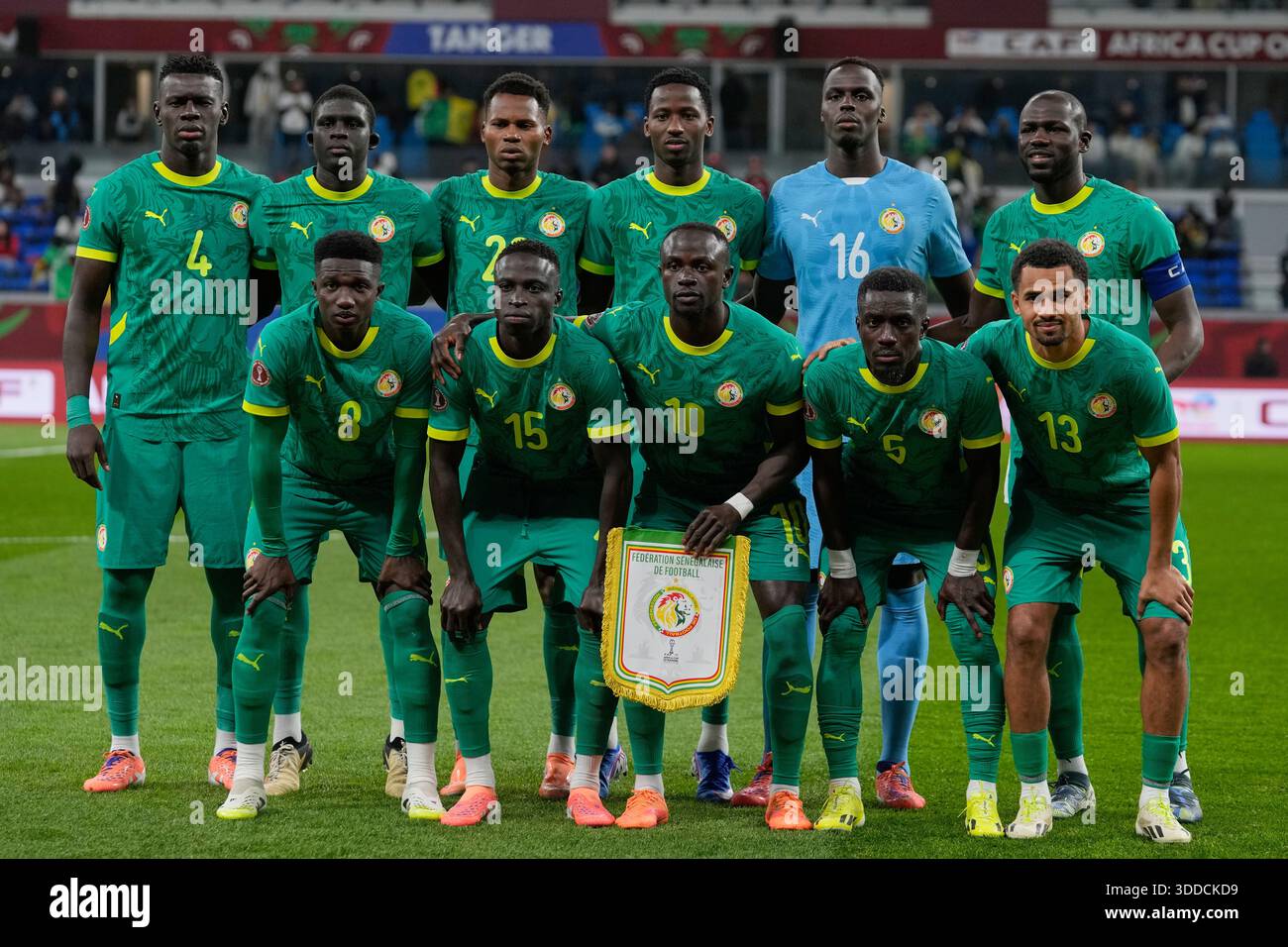 Senegal's players pose before the Africa Cup of Nations group D soccer ...