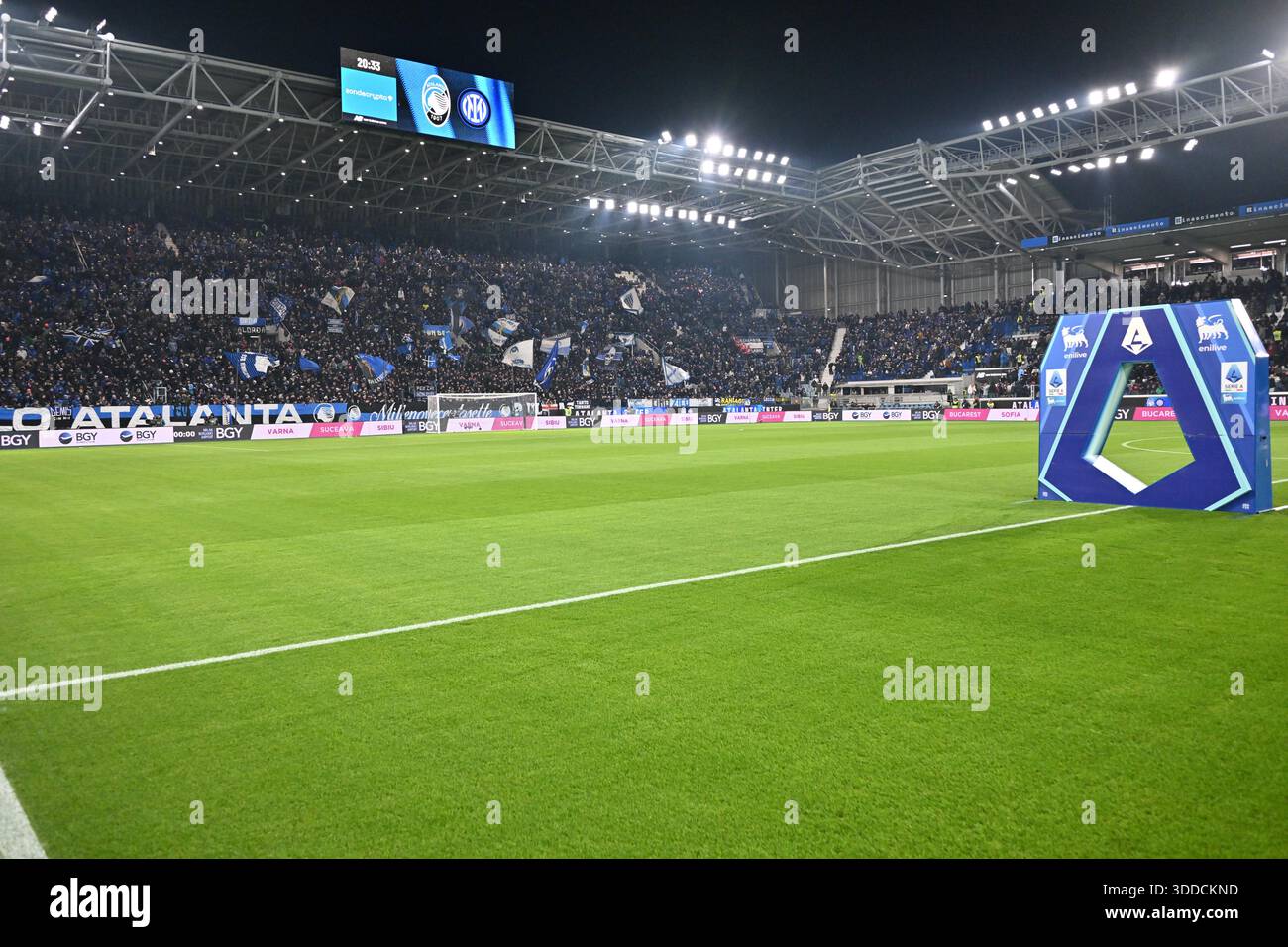 Fans the Italian championship Serie A 2025-2026 football match between ...
