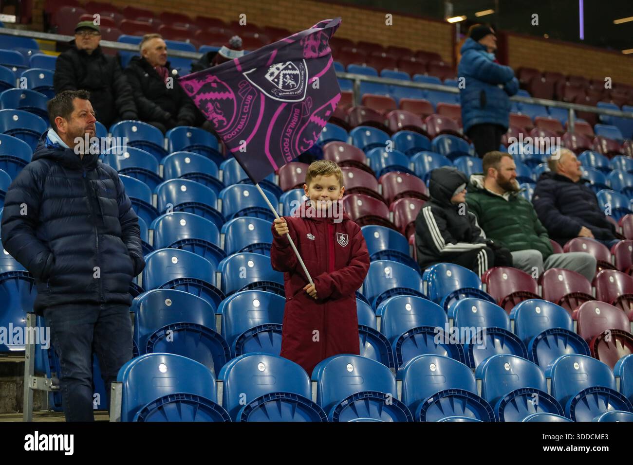 Burnley fan during the Burnley v Newcastle United Premier League match ...