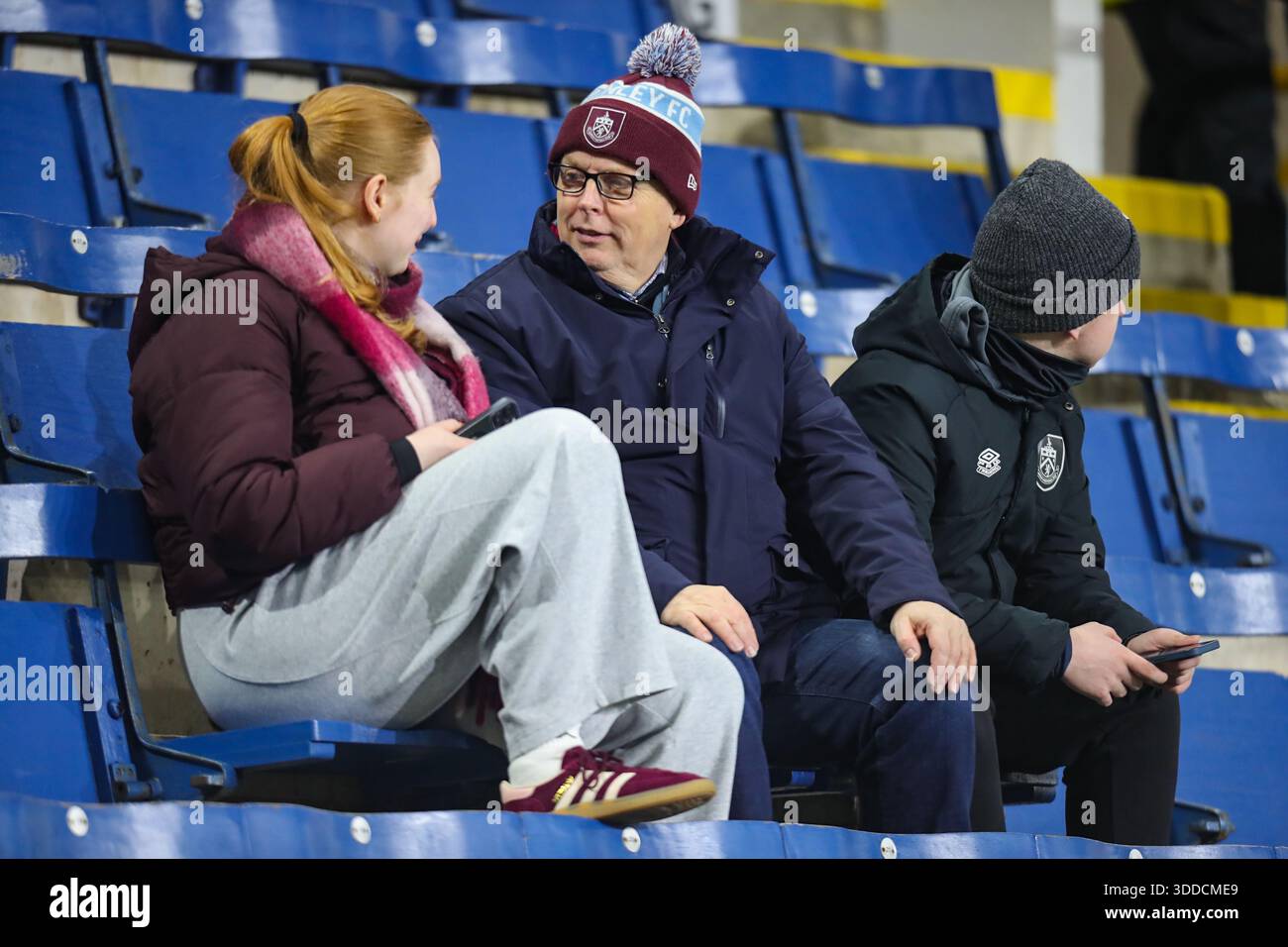 Burnley fan during the Burnley v Newcastle United Premier League match ...