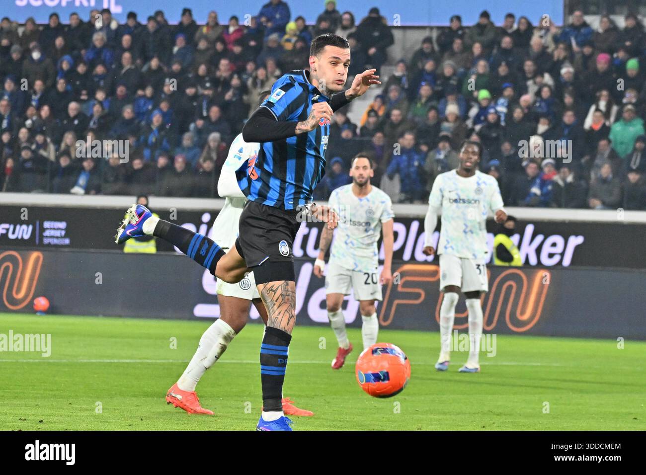 Gianluca Scamacca the Italian championship Serie A 2025-2026 football ...