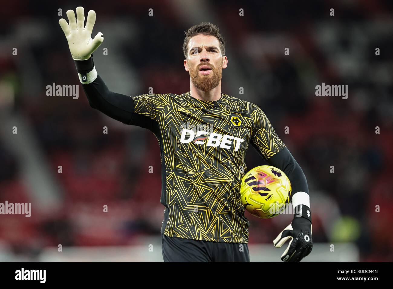 Wolverhampton Wanderers goalkeeper Jose Sa waves to the fans in the ...