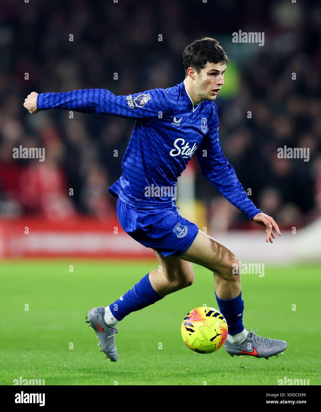 Everton's Merlin Rehl during the Premier League match at the City ...
