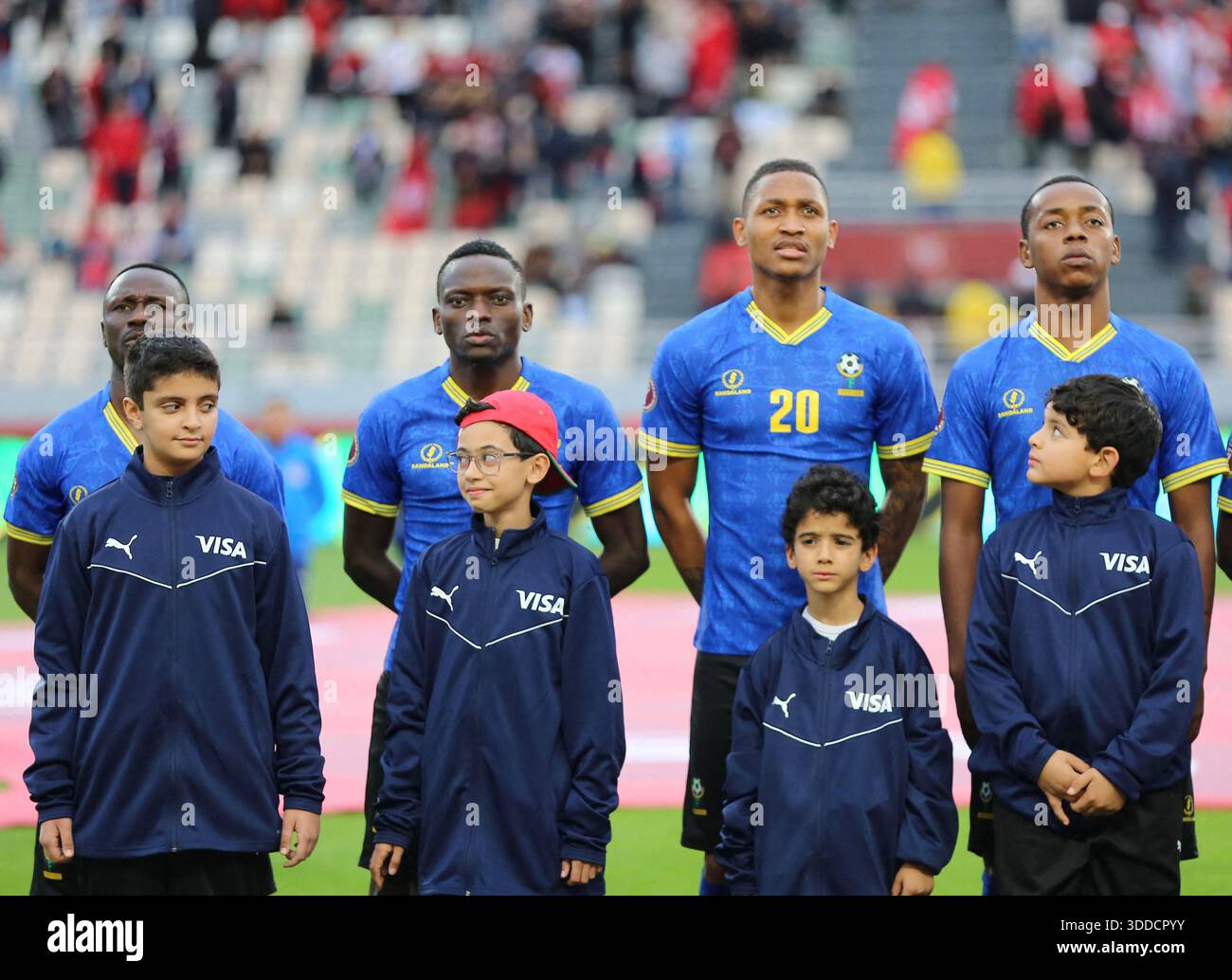 Tanzanian Team during the Africa Cup of Nations (CAN) Group C football ...