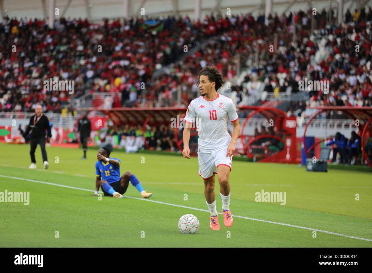 Tunisia midfielder Hannibal Mejbri (10) during the Africa Cup of ...