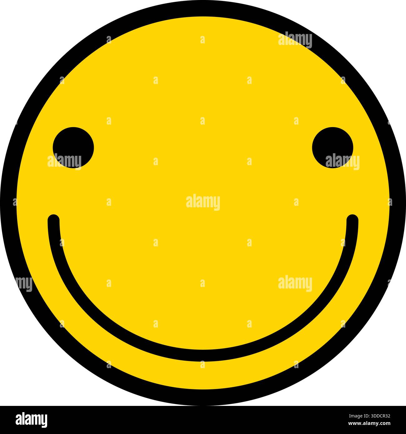 Friendly face warm smile Stock Vector Images - Alamy