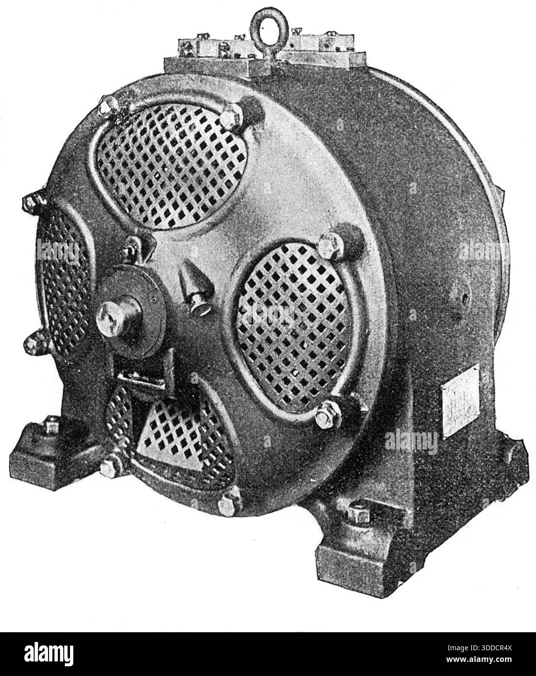 Telsa induction motor, from Journal of Electricity, Power & Gas, 1898 ...