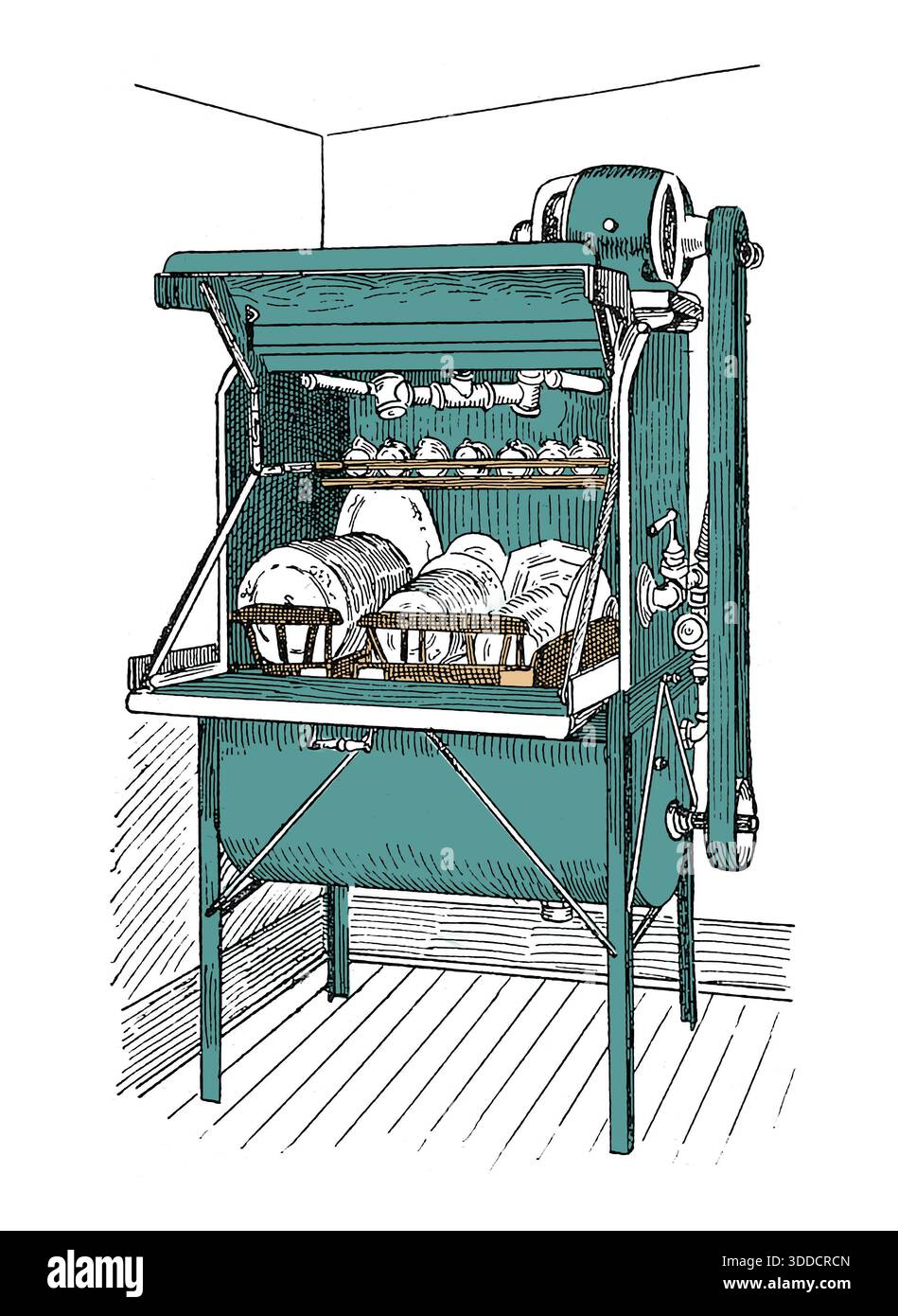 Josephine Cochrane's Dishwasher, 1908 Stock Photo - Alamy