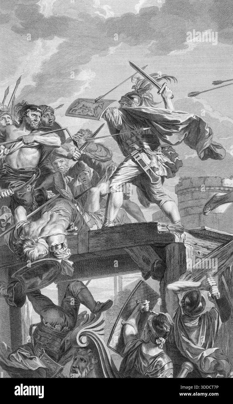 Horatius cocles defending the bridge hi-res stock photography and ...