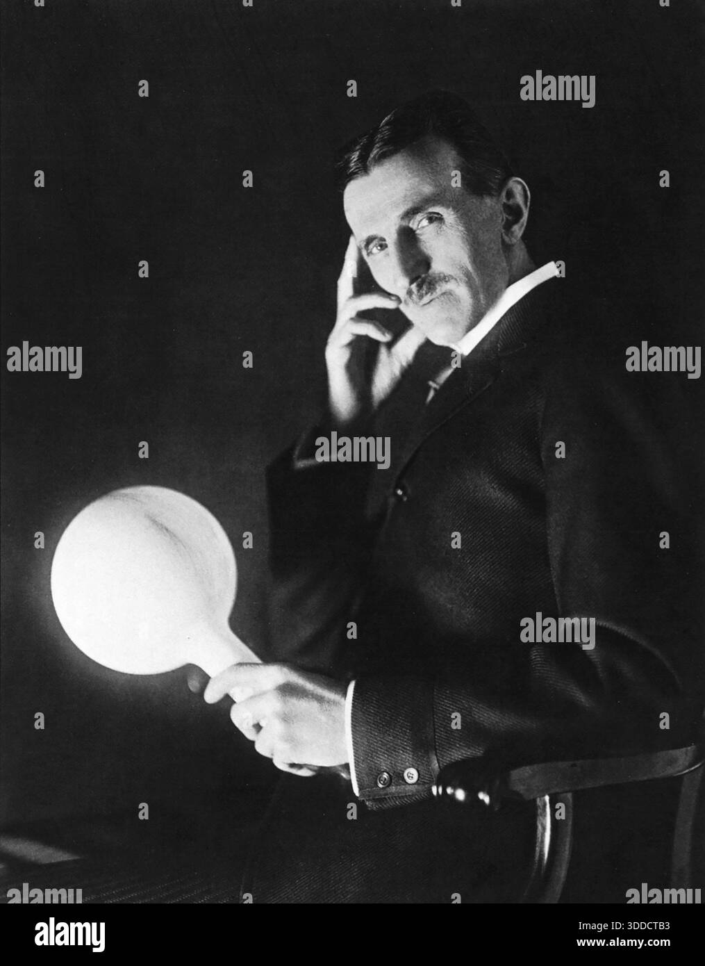 Serbian-American engineer and inventor Nikola Tesla (1856-1943 ...