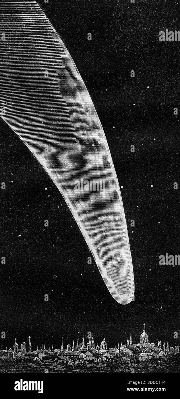 The astronomy of comets Black and White Stock Photos & Images - Alamy