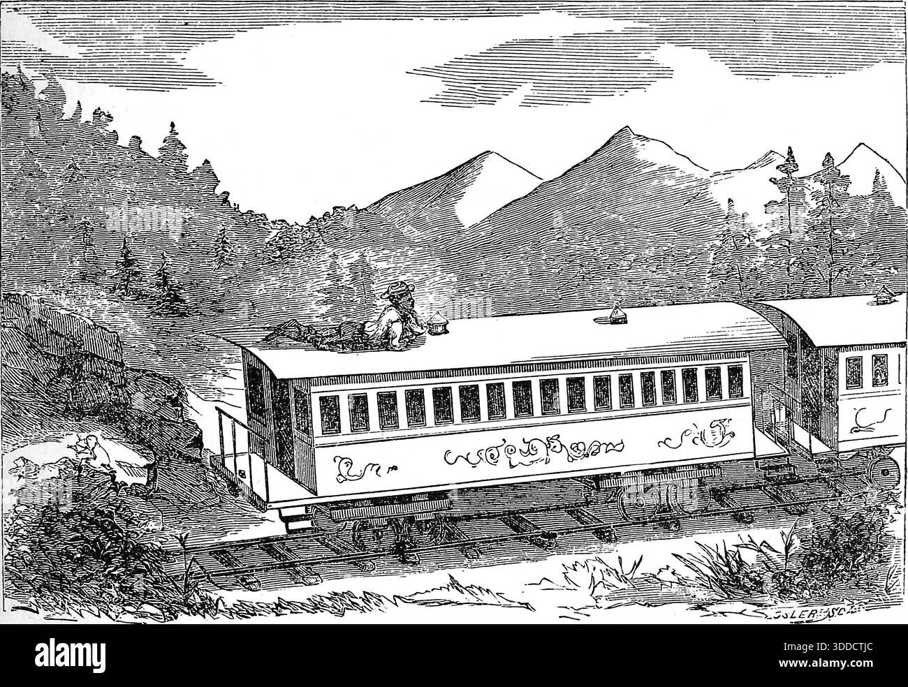 African american train 19th century Black and White Stock Photos ...
