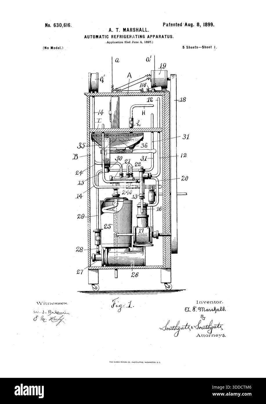 1897 patent Cut Out Stock Images & Pictures - Alamy