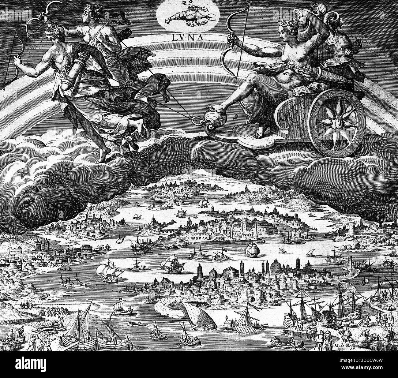 Roman moon Black and White Stock Photos & Images - Alamy