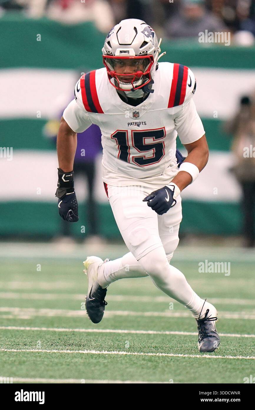 New England Patriots linebacker Marte Mapu (15) during an NFL football ...