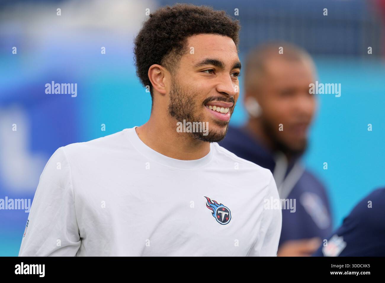 Tennessee Titans wide receiver Chimere Dike before an NFL football game ...