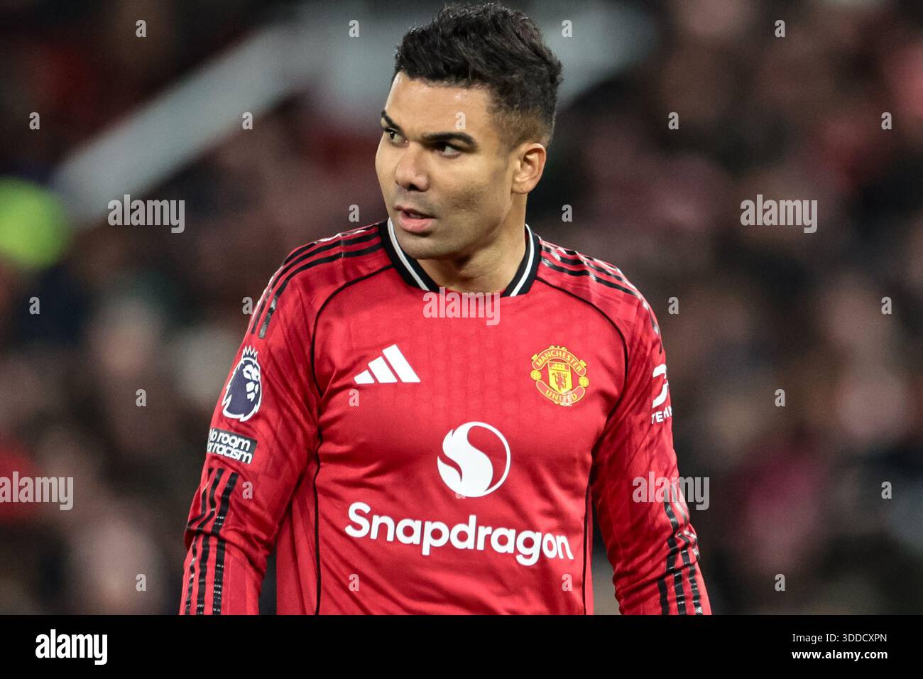 Casemiro of Manchester United during the Premier League match ...