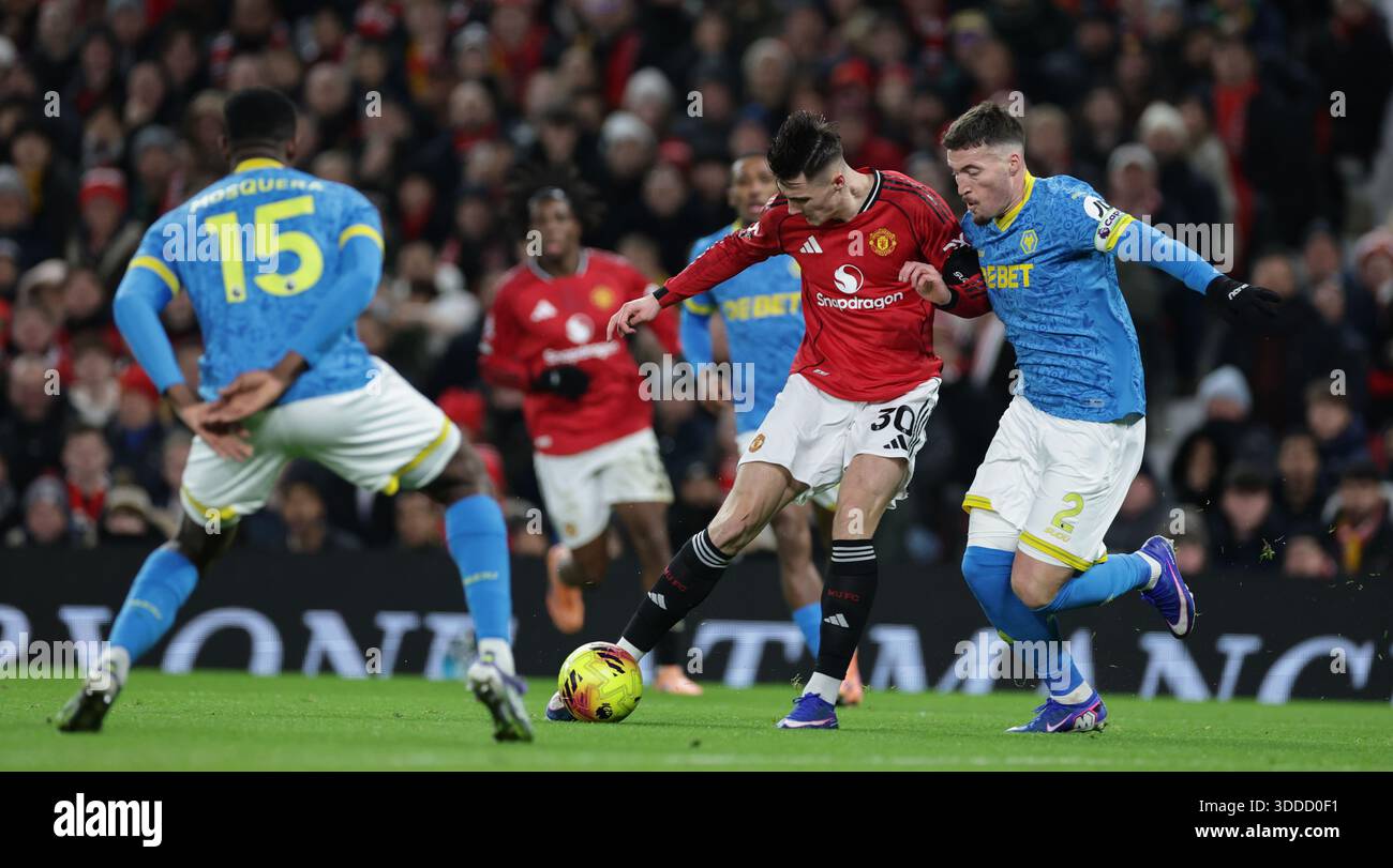 30th December 2025; Old Trafford, Manchester, England; Premier League ...