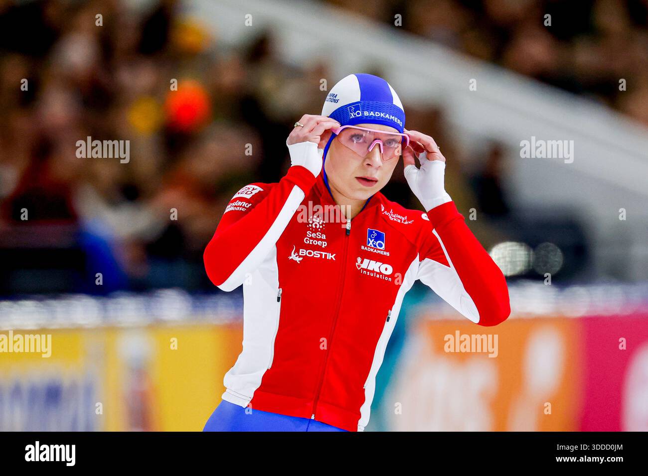 Joy Beune of Team IKO X2O looks on before competing on the Women's ...
