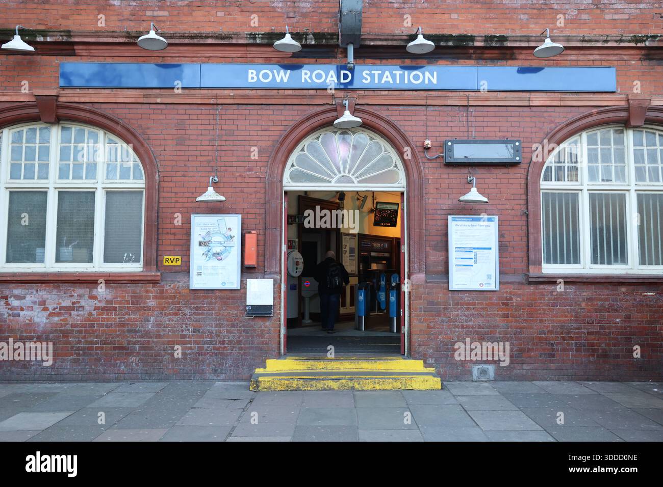 Bow Road, London Underground Station Stock Photo - Alamy