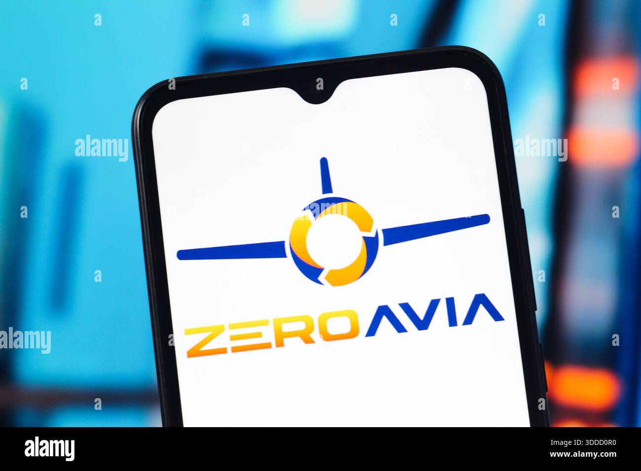 December 30, 2025, Canada: In this photo illustration, the ZeroAvia ...