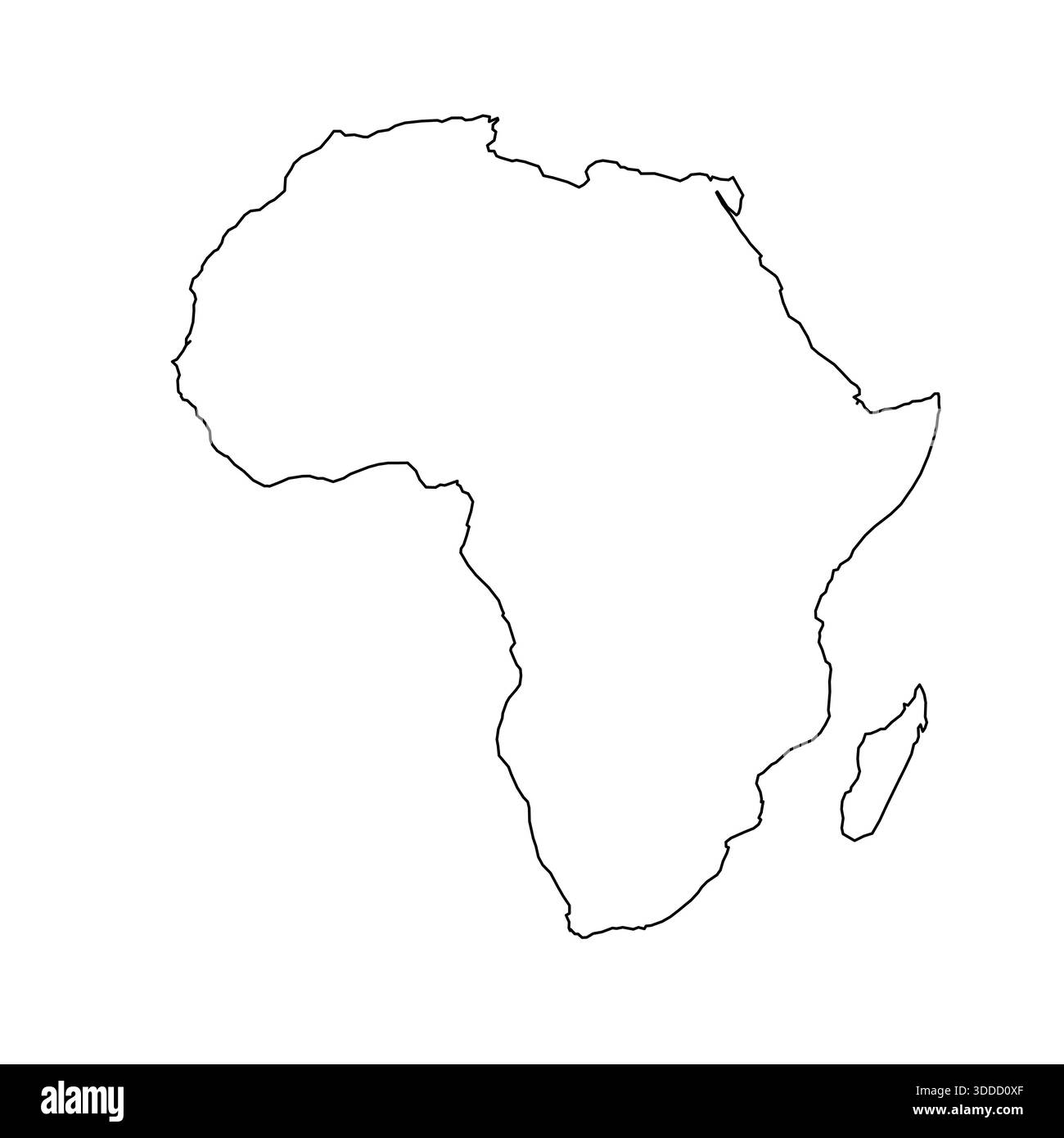 African countries outline hi-res stock photography and images - Alamy