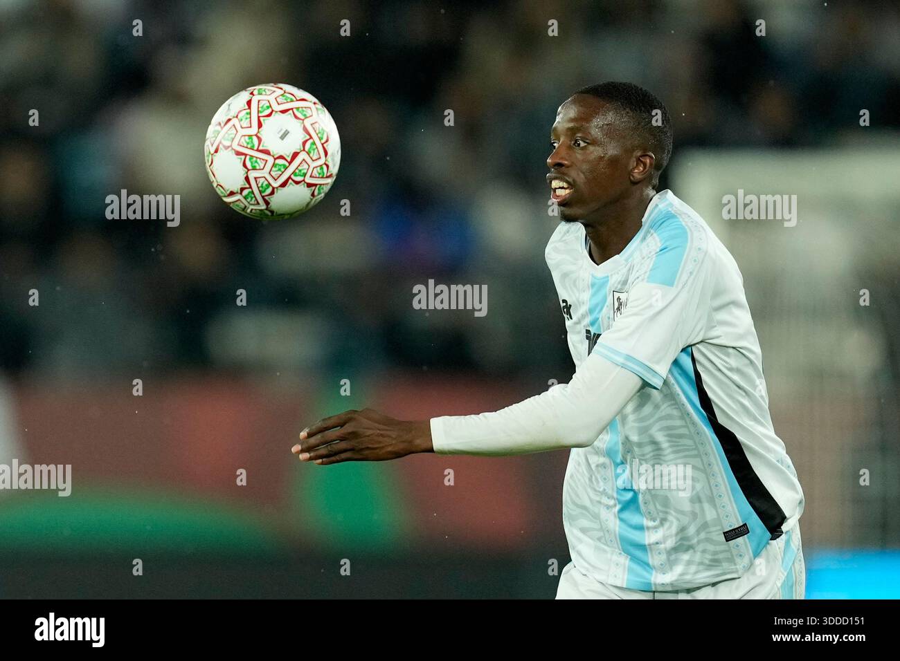 Botswana's Thabang Vincent Sesinyi controls the ball during the Africa ...