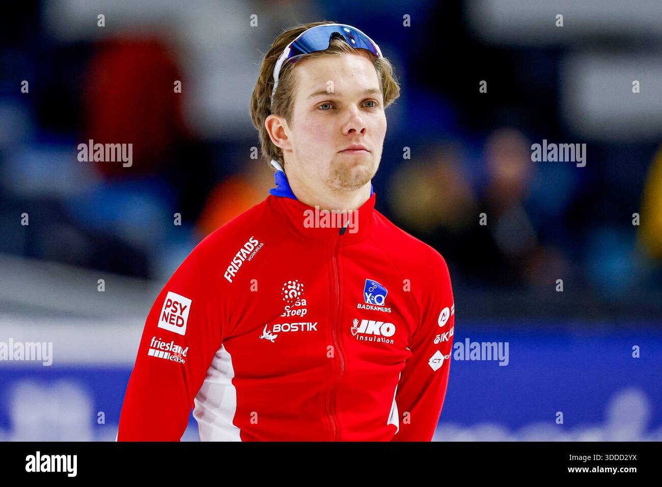 Stijn van de Bunt IKO X2O looks on before competing on the Men's 1500m ...