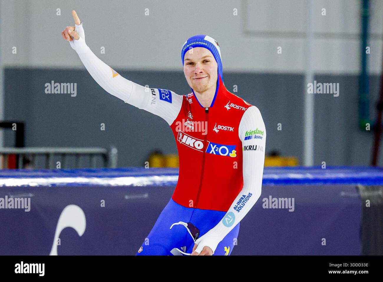 Stijn van de Bunt of Team IKO X2O celebrates after competing on the Men ...
