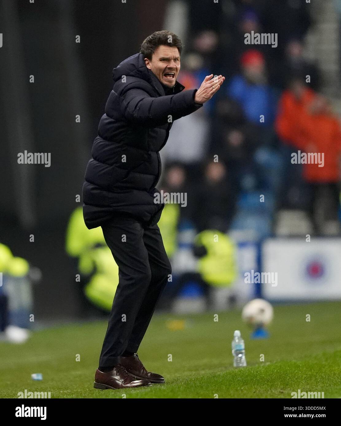 Rangers manager Danny Rohl during the William Hill Premiership match at ...