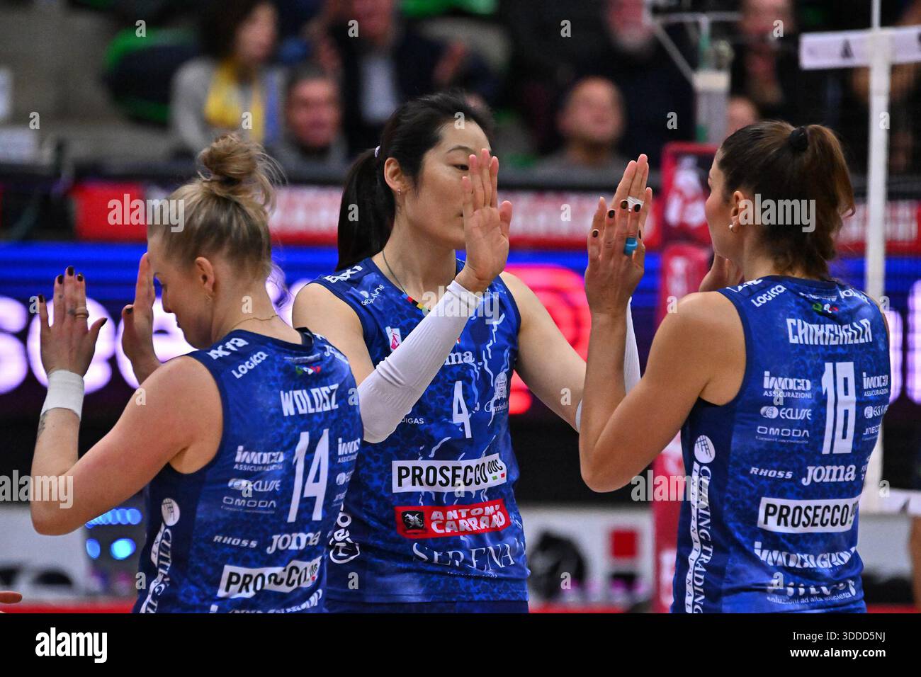 Ting Zhu , Cristina Chirichella and Joianna Wolosz ( Prosecco DOC Imoco ...