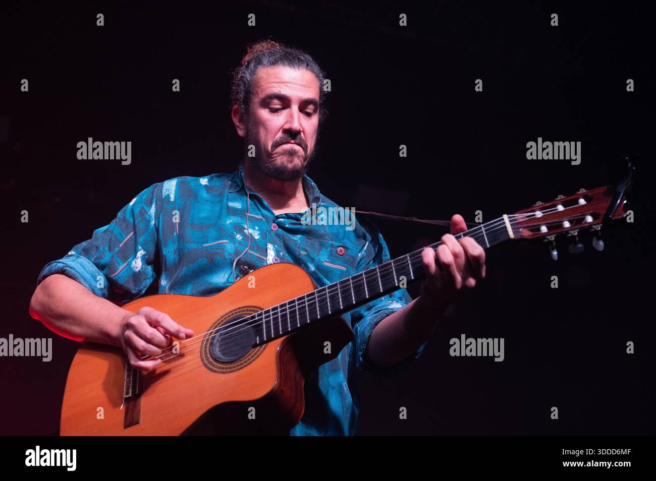 The singer Mr Kilombo performs during a concert at La Riviera on ...