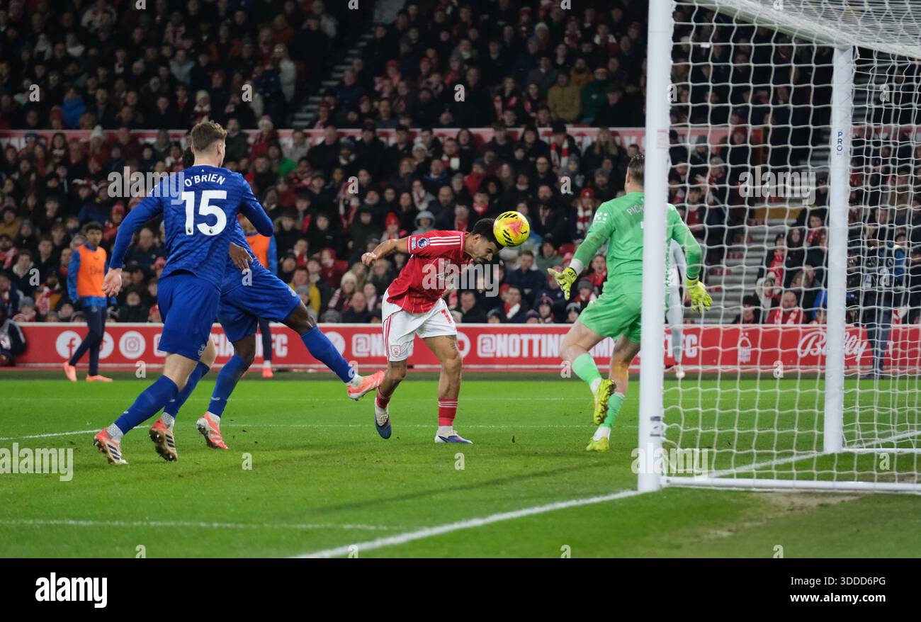 Morgan Gibbs-White of Nottingham Forest seen in action during the ...