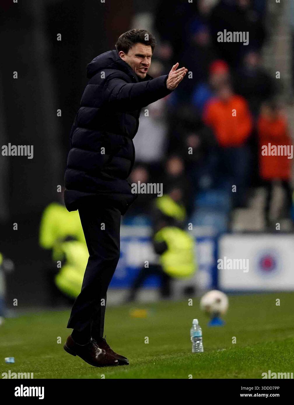 Rangers manager Danny Rohl during the William Hill Premiership match at ...