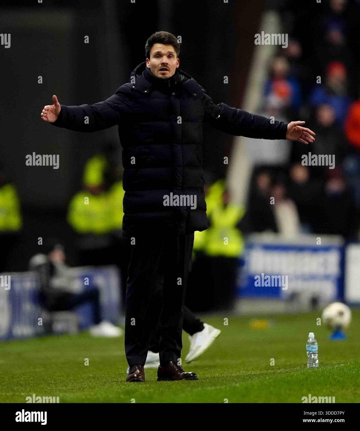 Rangers manager Danny Rohl during the William Hill Premiership match at ...