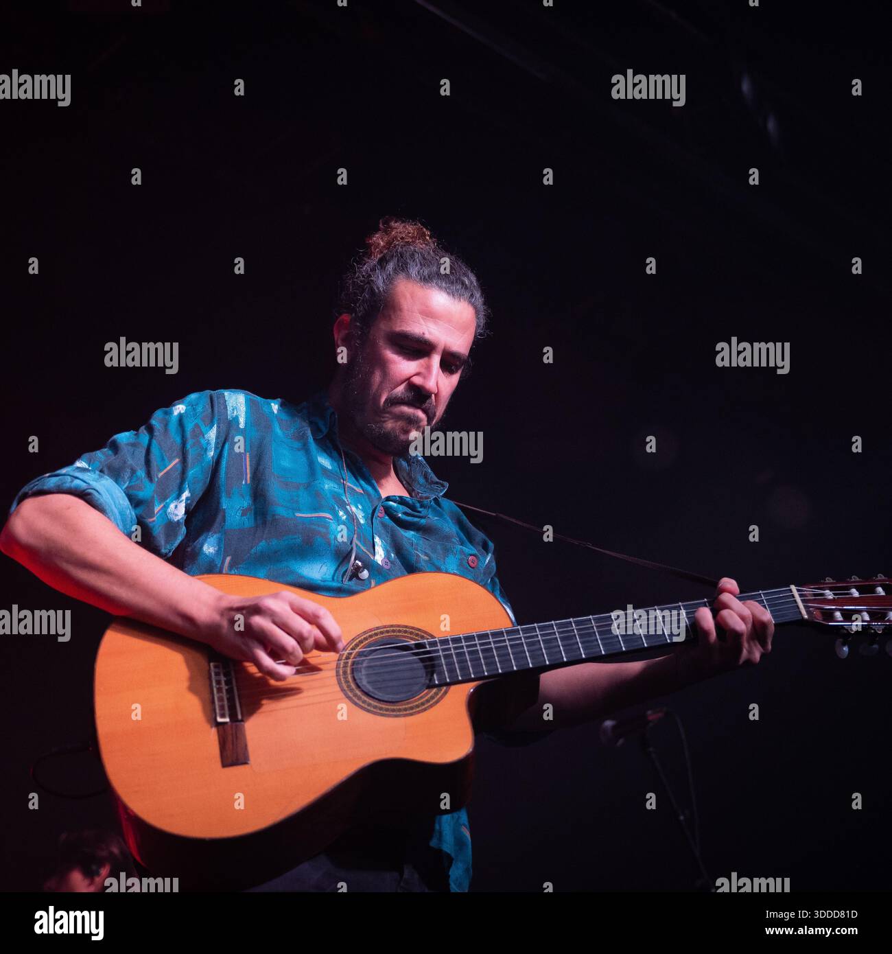 The singer Mr Kilombo performs during a concert at La Riviera on ...